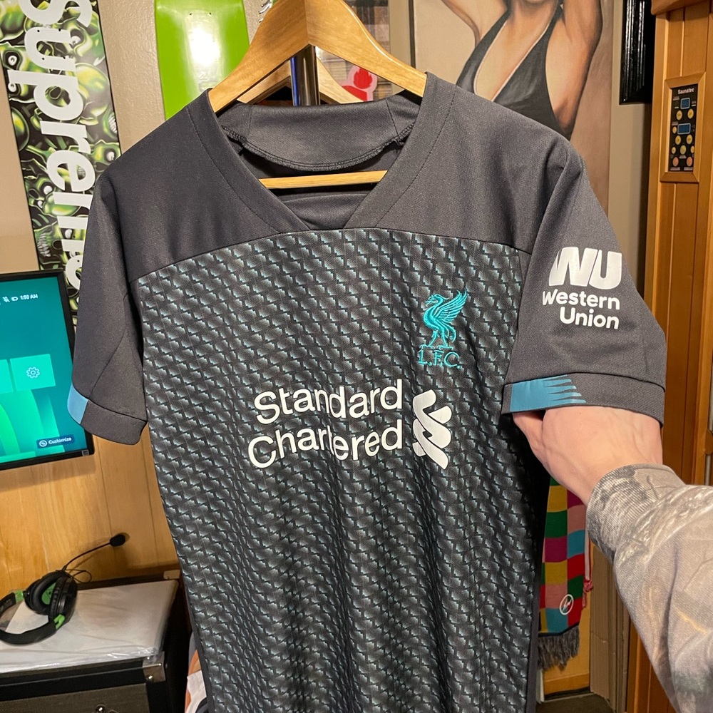2019-20 Liverpool '2019-20 Champions' Third Shirt #1 … - Gem